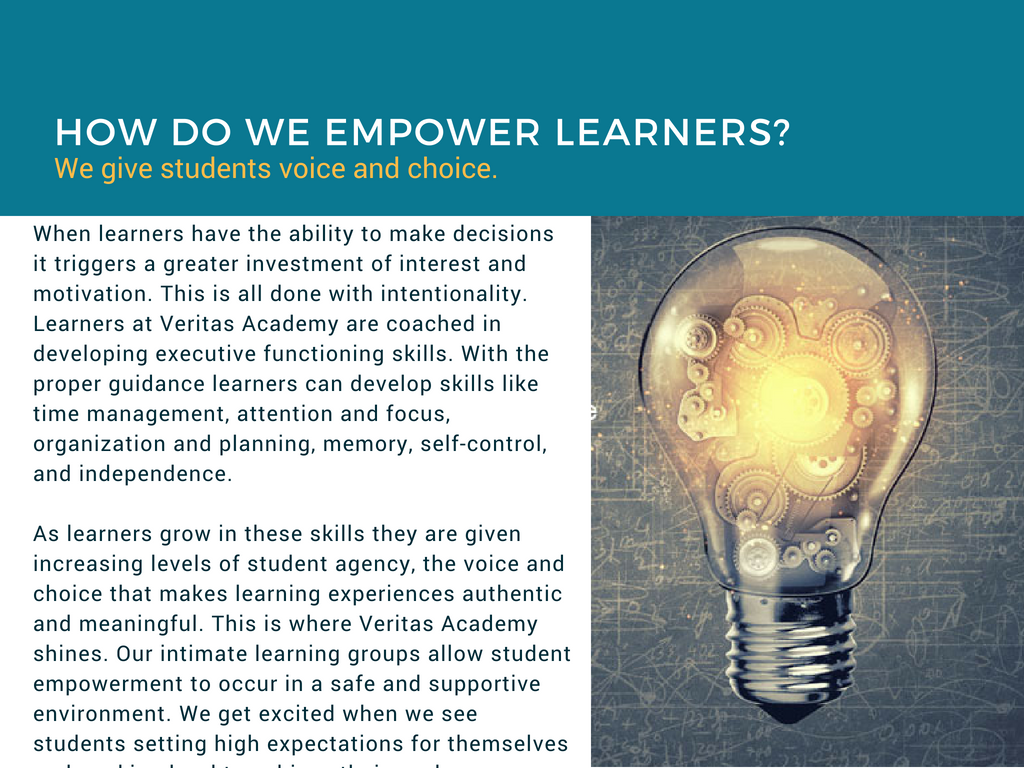 Empowering Learners - Veritas Academy